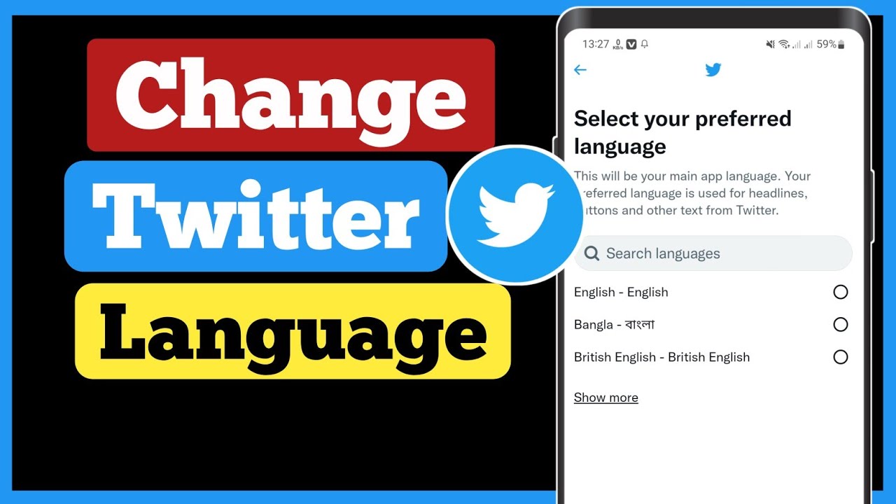 How To Change Twitter Language On Mobile And Desktop?