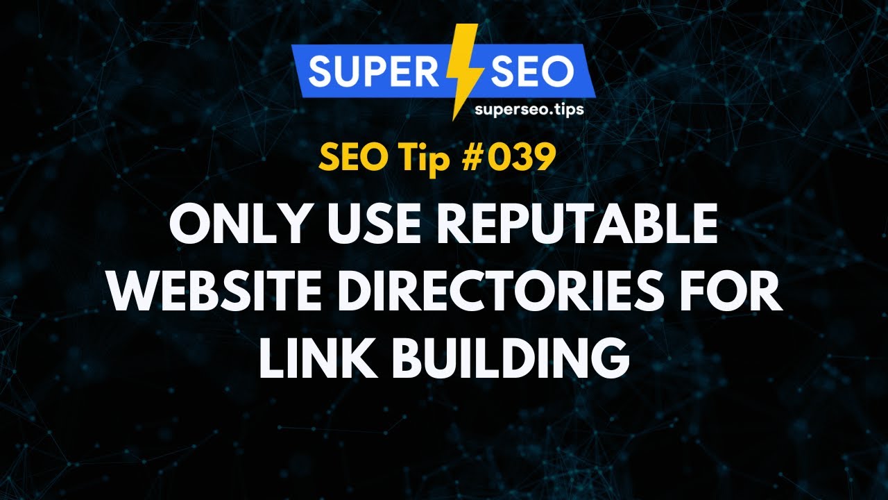 How To Use Relevant, Targeted Directories For Link Building