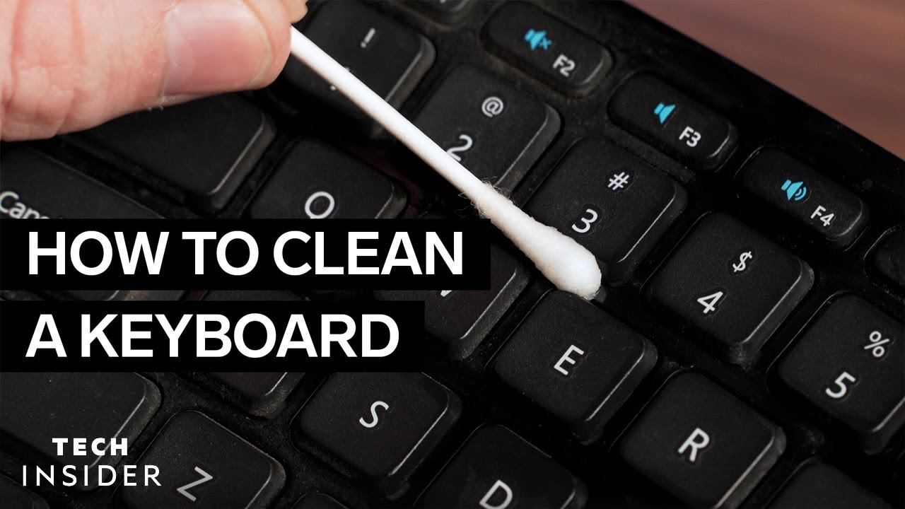 How To Safely Clean A Laptop Keyboard - Remove Dust & Grime