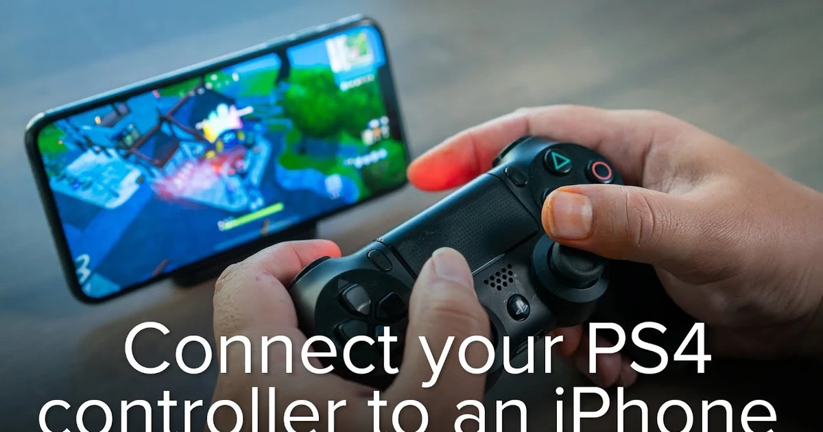 How To Connect IPhone To PS4 Wireless Controller